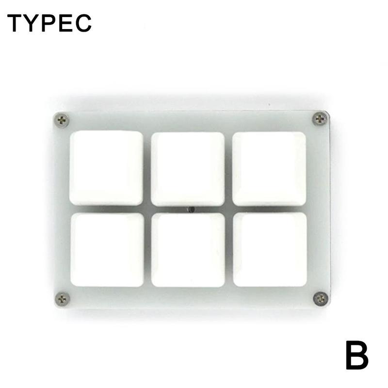 1x 6-key Keyboard Kit Mechanical Keyboard For Gami... – Grandado