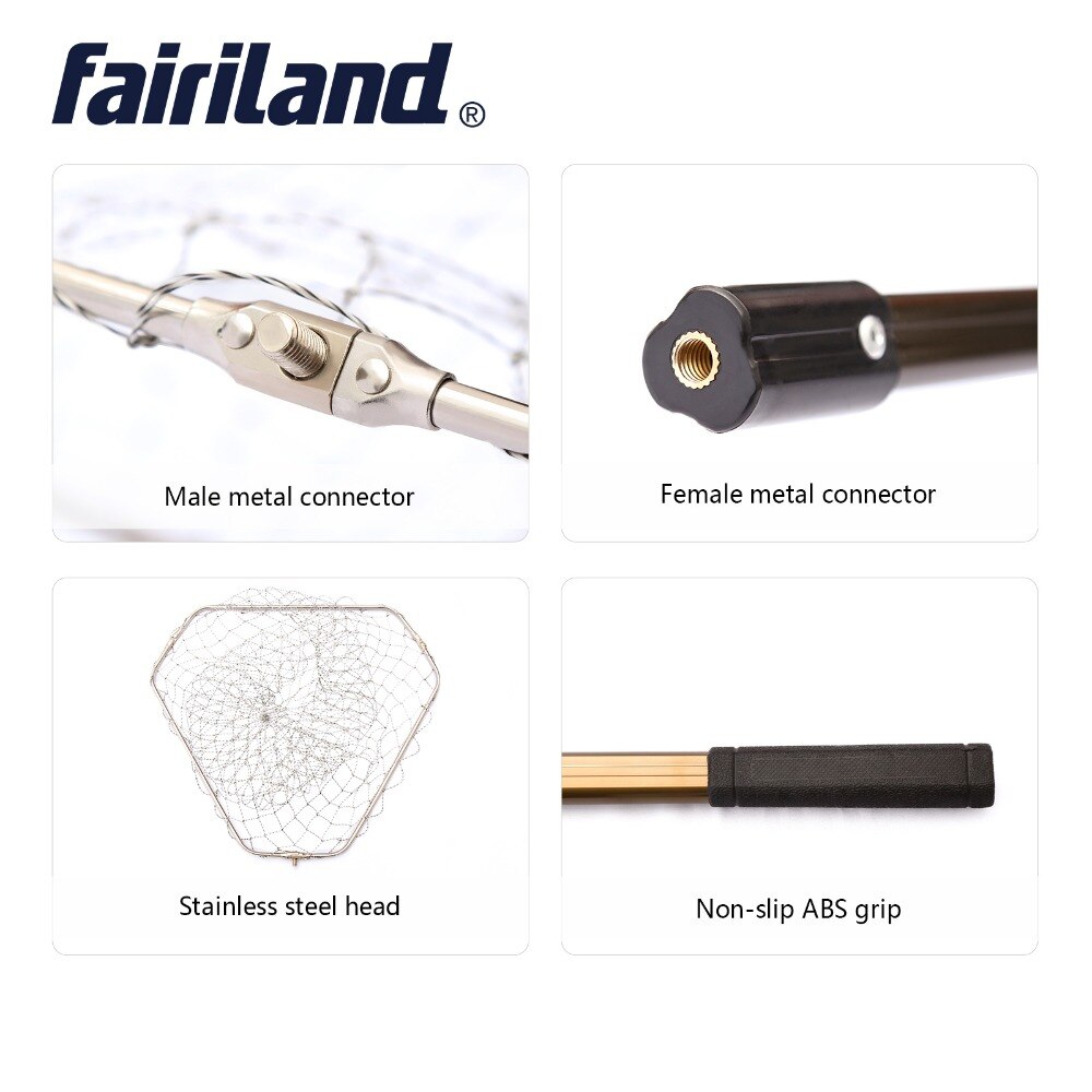 Fishing Landing Net 2.5m/8.2ft racket net 50*50cm/... – Vicedeal