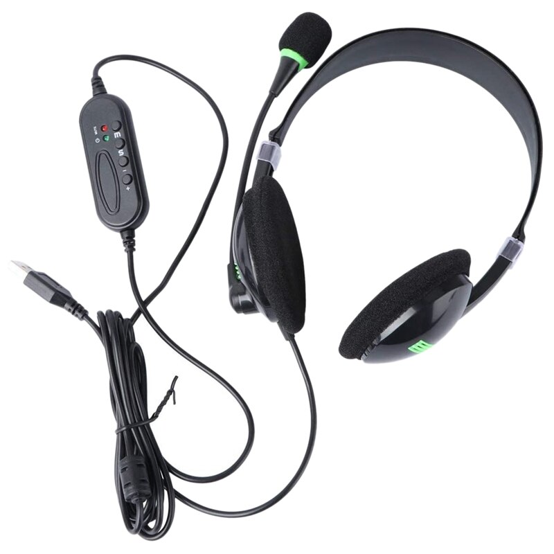 GUIDERAY Wired Headset,USB Headset with Microphone... – Grandado