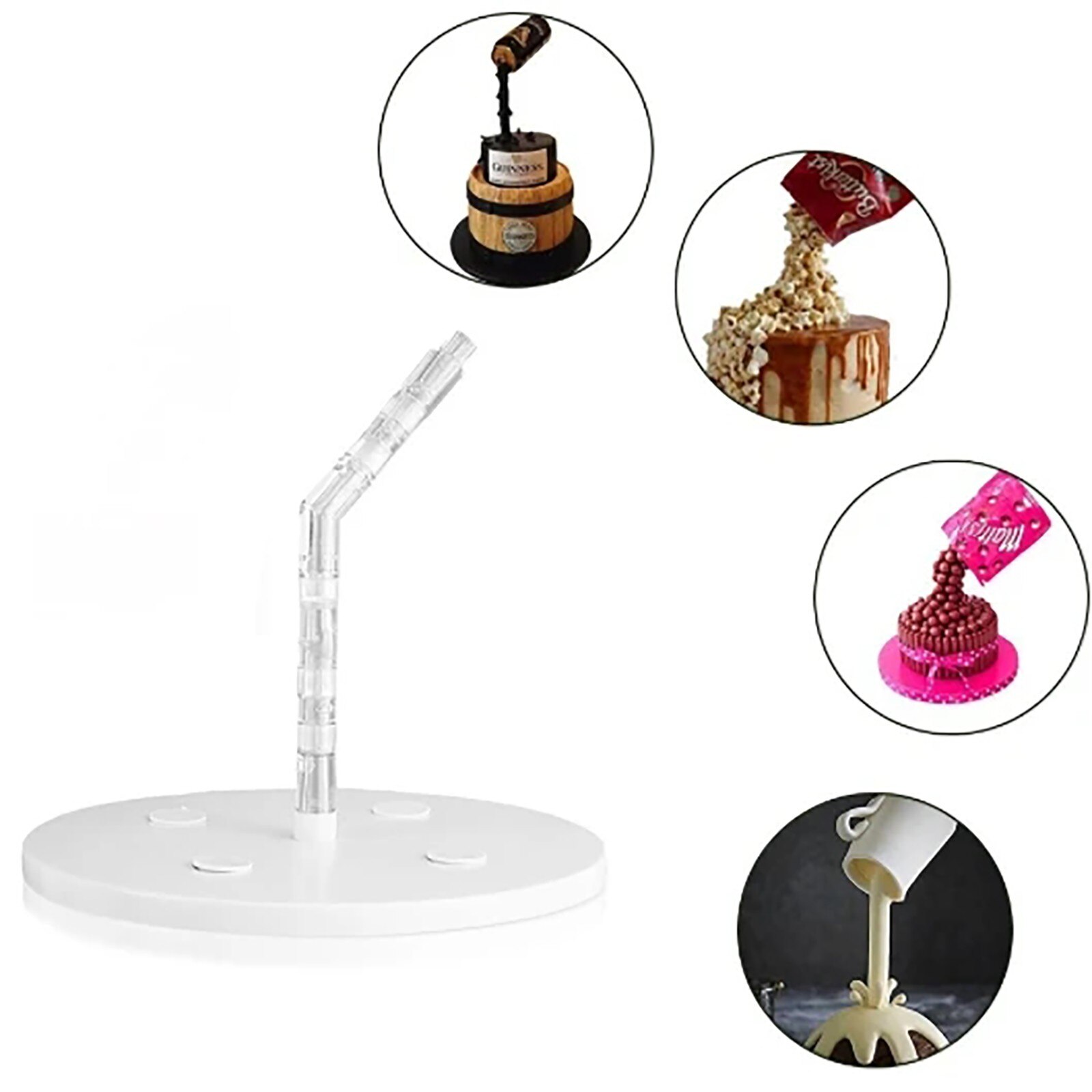 Cake Support Antigravity Cake Pouring Kit Reusable... – Grandado