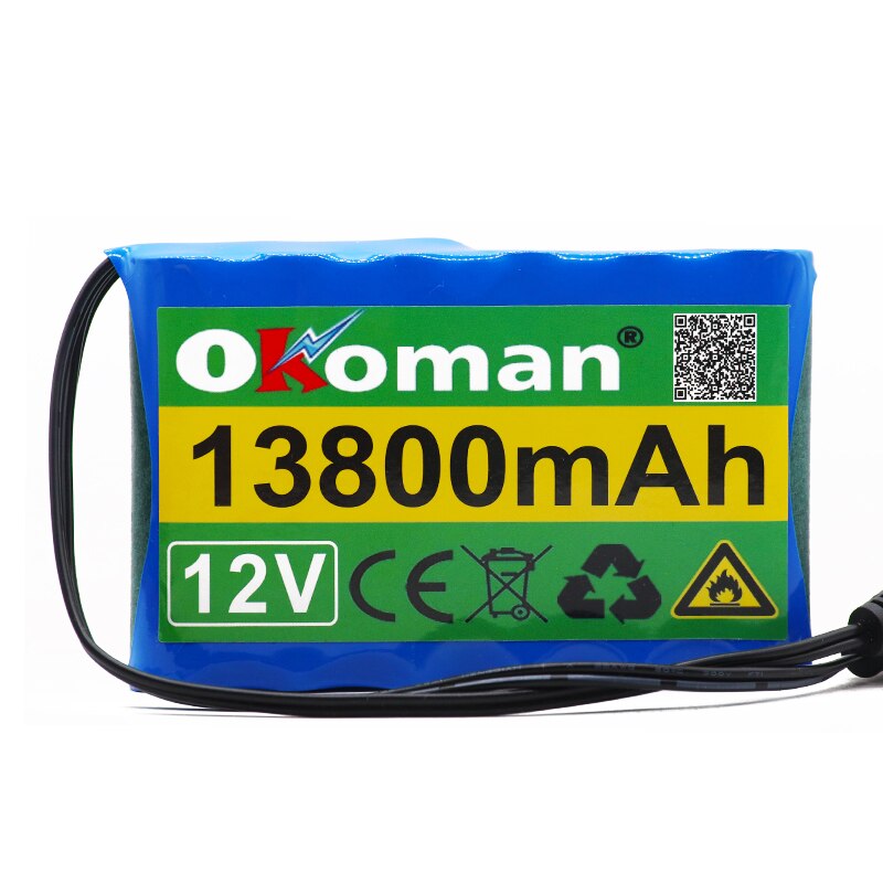 Portable Super 12V 13800mah Battery Rechargeable L... – Grandado