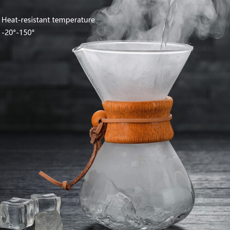 400ml Classic Coffee Pot High Resistant Glass Manu... – Vicedeal