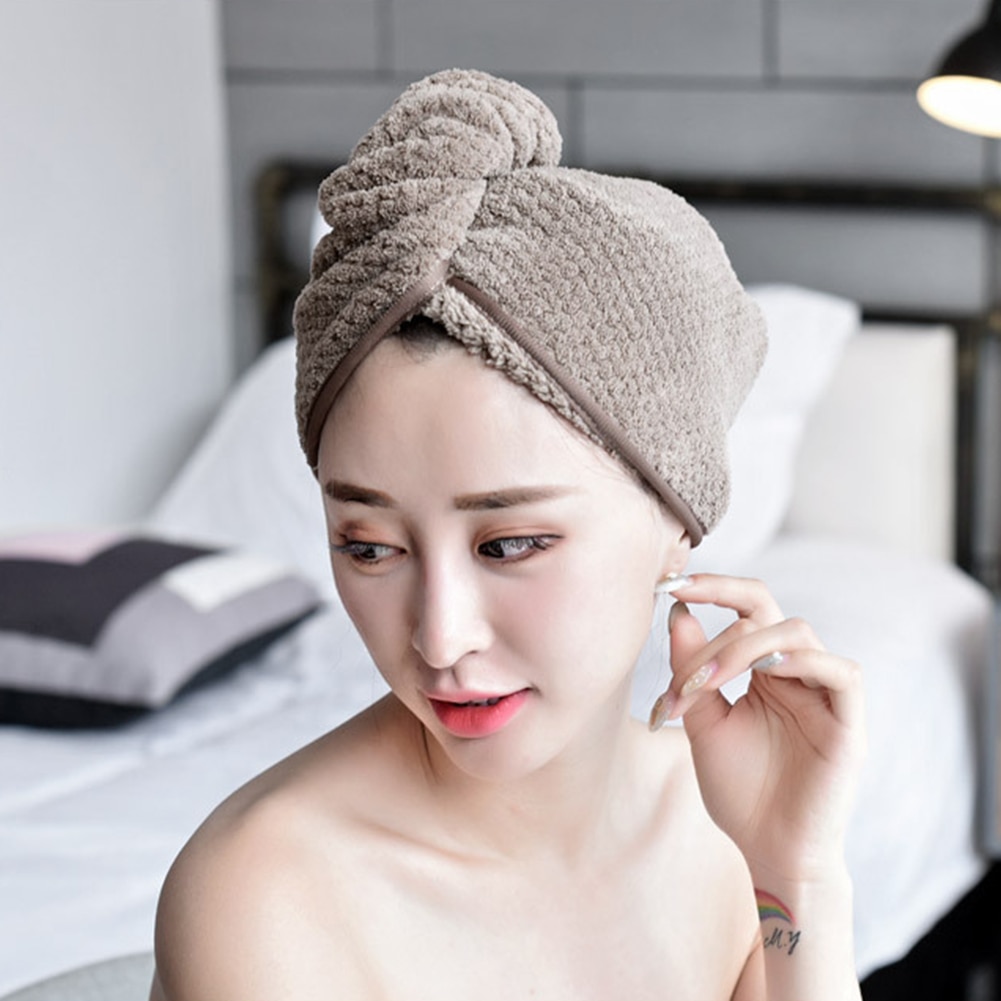Microfiber Sneldrogend Badhanddoek Haar Droog Douc... – Grandado