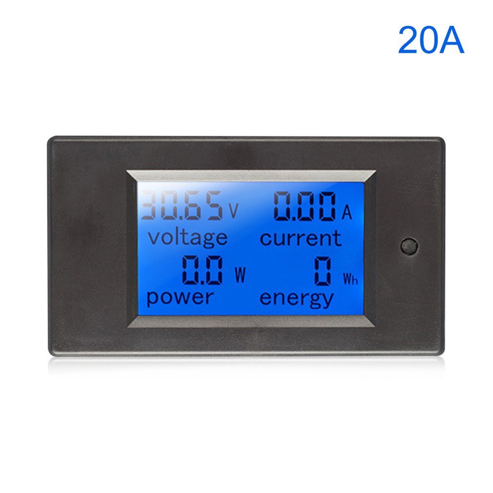 Digital Power Energy Meter DC Voltmeter Ammeter Wa... – Grandado