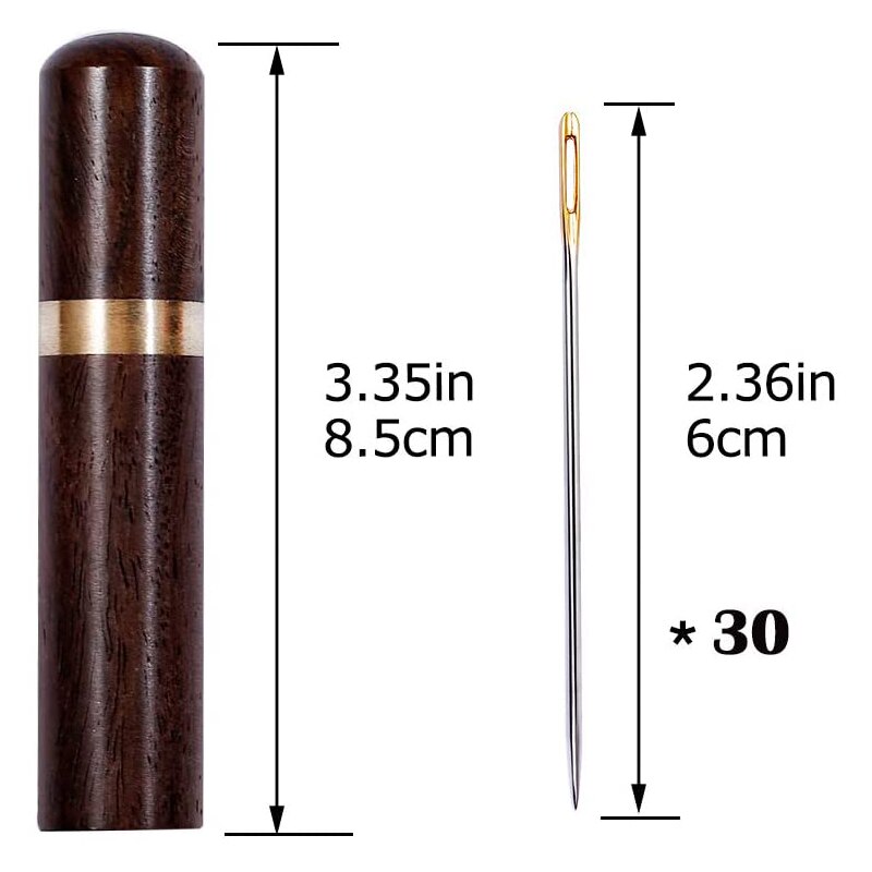 Lmdz 30pcs Leather Needles Sharp Stitching Needles Grandado