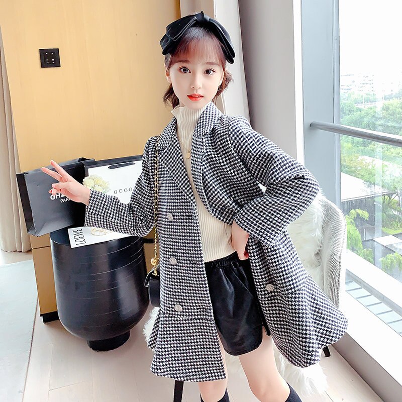 Winter Coat For Girl Thick Woolen Long Style Jacke... – Grandado