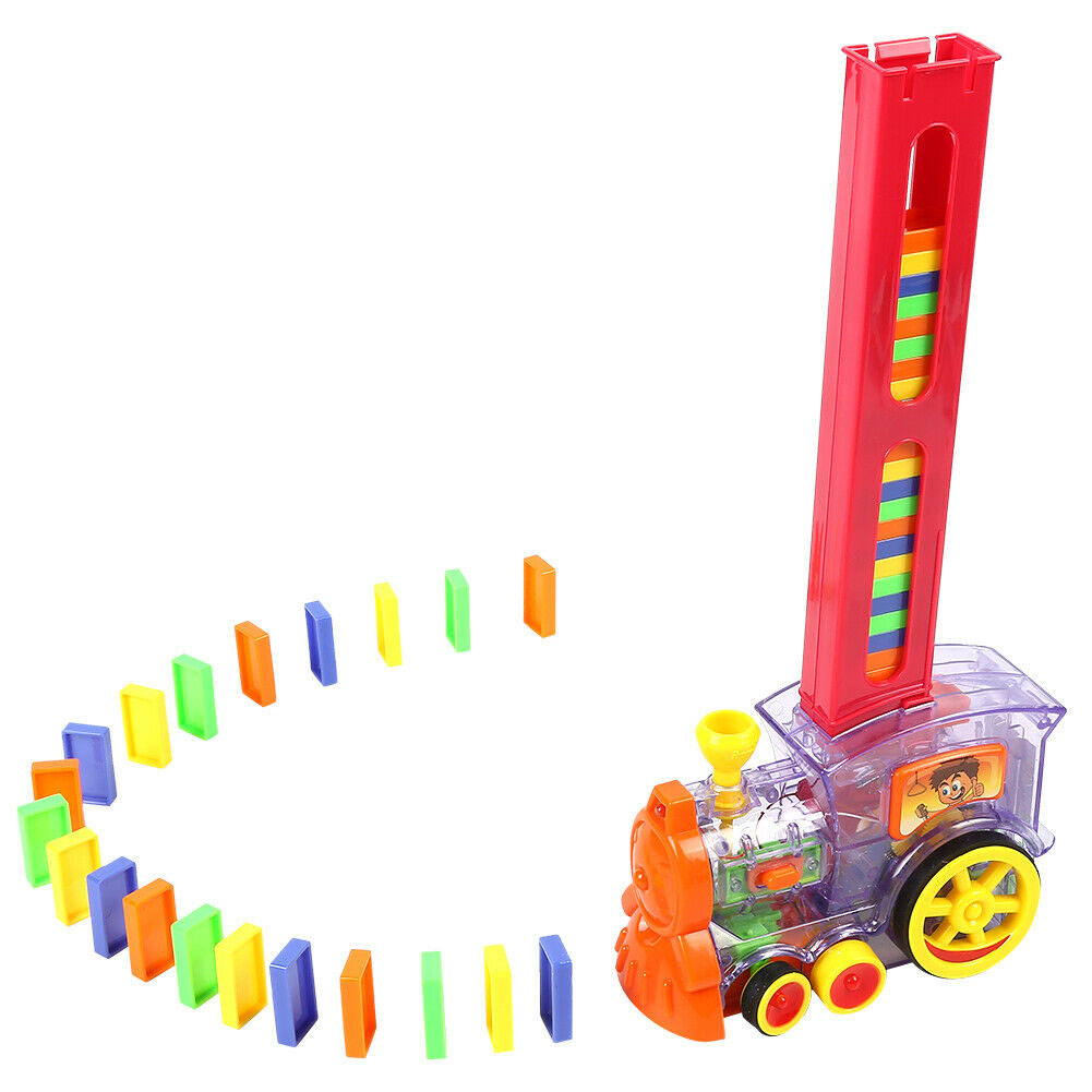 Toy Train Model Domino Set Sound Light Kids Rally ... – Vicedeal