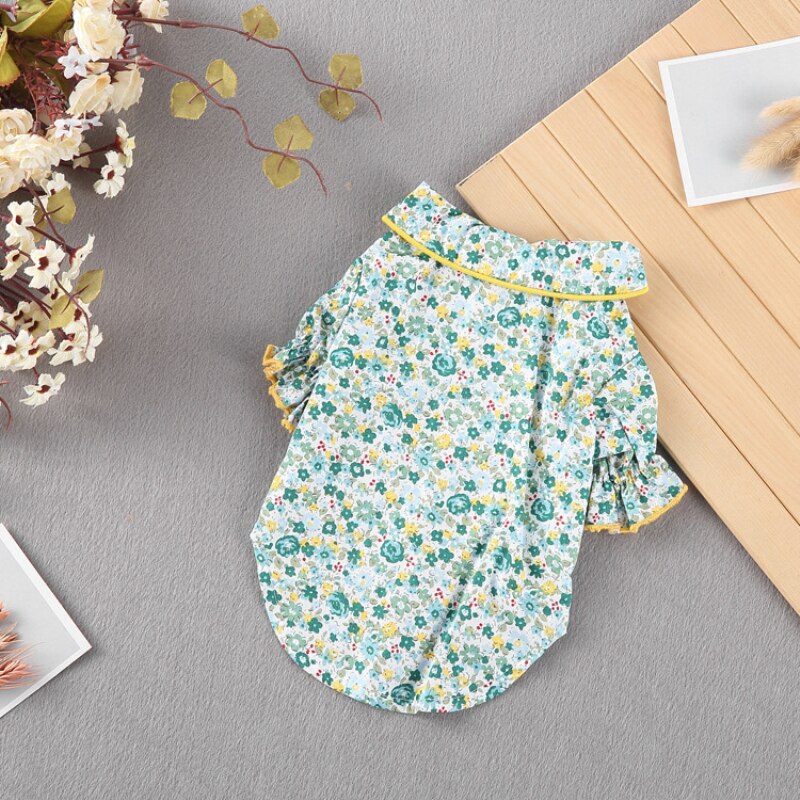 Pet Dog Pajamas Shirt Spring Summer Dog Clothes Ca... – Vicedeal