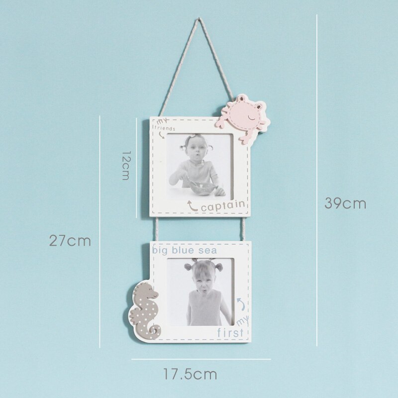Modern Cute Triple Wall-Mounted Wooden Photo Frame... – Vicedeal