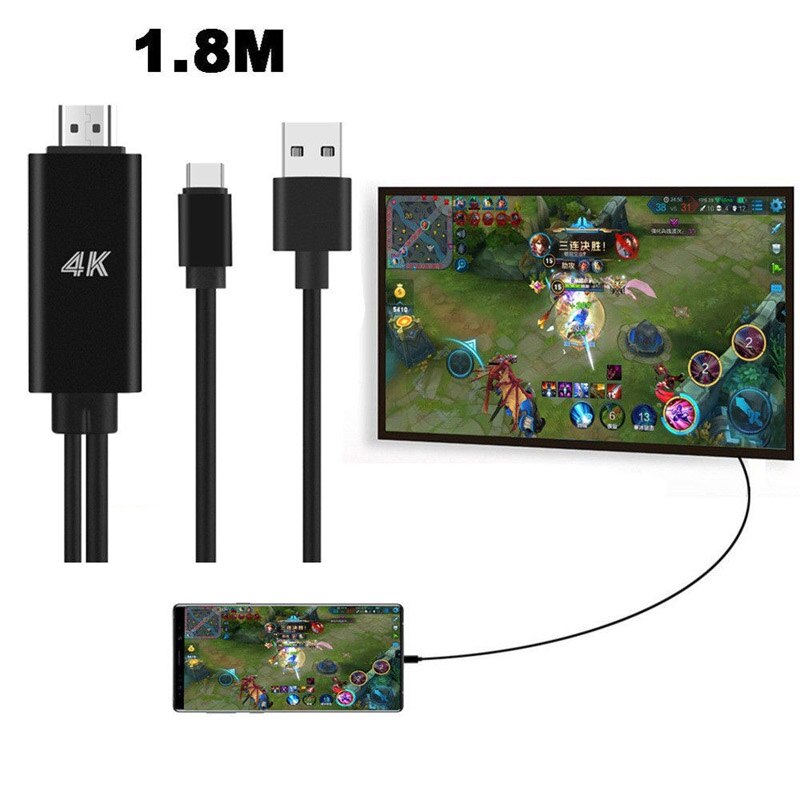 Universal Smart Phone USB 3.1 Type C to HDMI HD 10... – Grandado