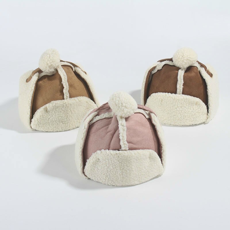 Women Bomber Hat With Pompom Faux Cashmere Earflap... – Vicedeal