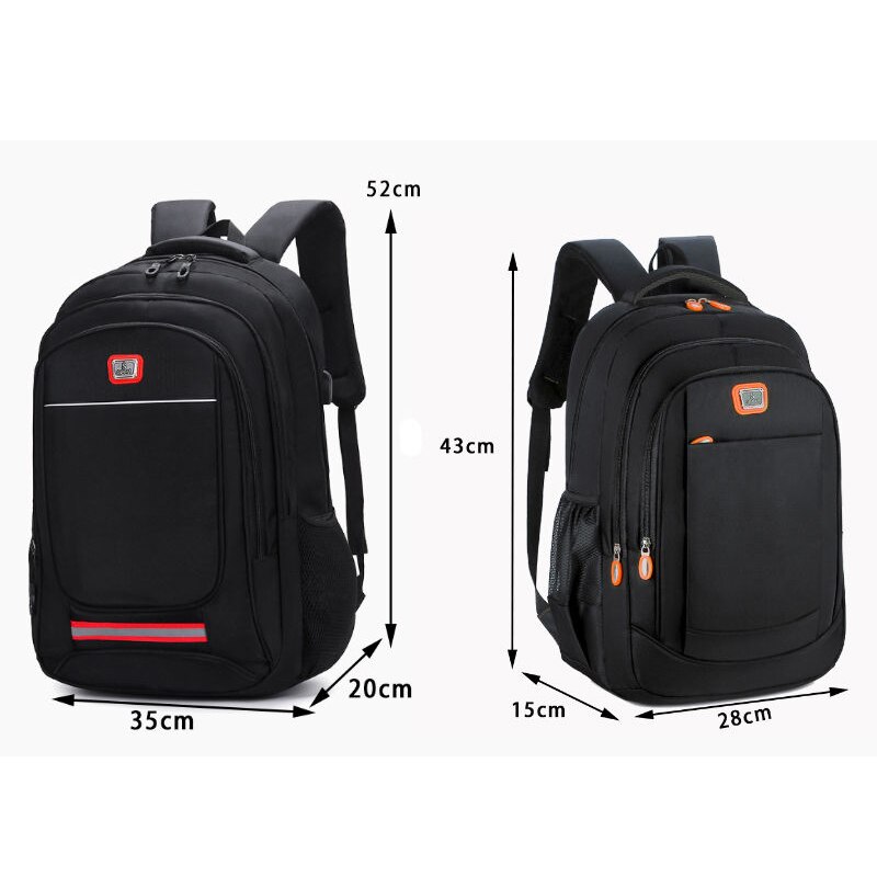 Men's Backpack With USB Interface Oxford Cloth Mat... – Grandado