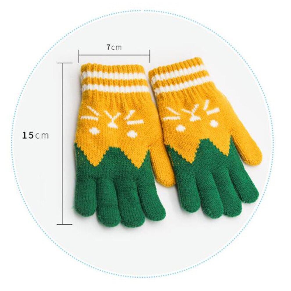 Cartoon Cat Full Finger Imitation Cashmere Winter ... – Grandado