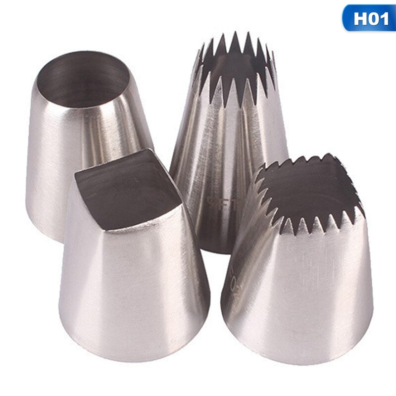 4 Pcs/set Of Frosting Pipe Nozzle Pastry Tips Baki... – Vicedeal