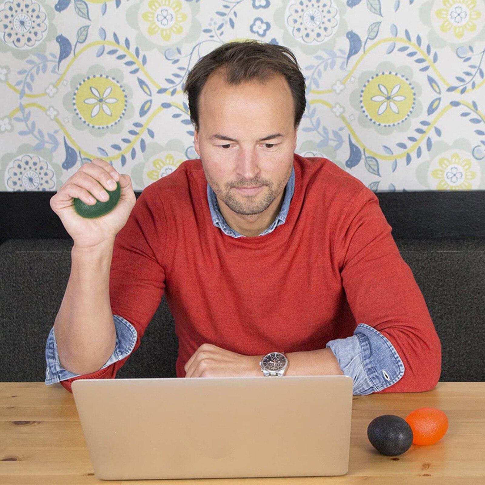 Hand Grip Sterkte Trainer Stress Bal Voor Volwasse... – Grandado