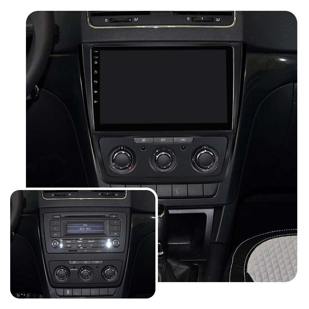 10.1 Inch Car Radio Fascias Frame For Skoda Yeti S... – Grandado