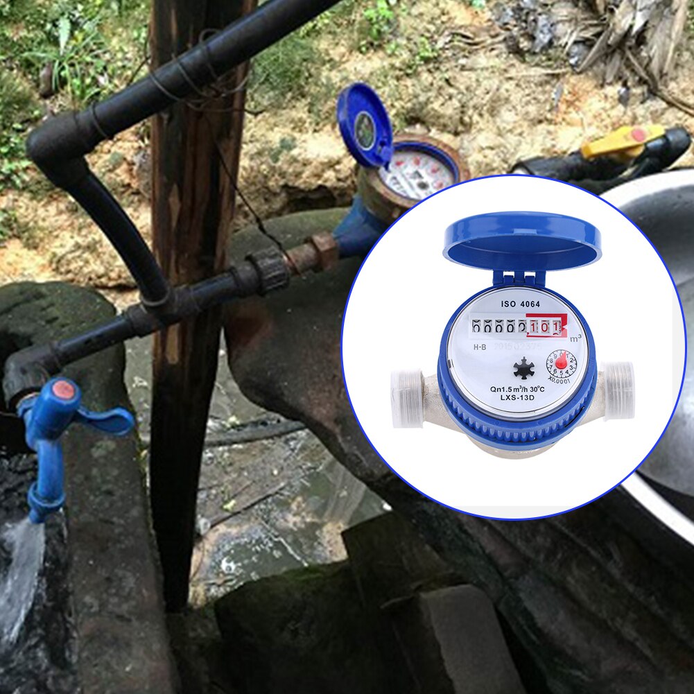 Smart 15mm 1/2inch Cold Water Meter Waterproof Flo... – Grandado