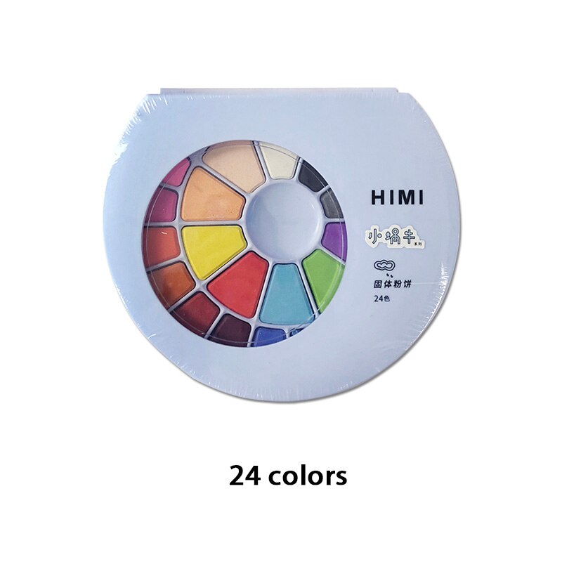 HIMI 24/38Colors Solid Water Color Paint Set Stude... – Grandado