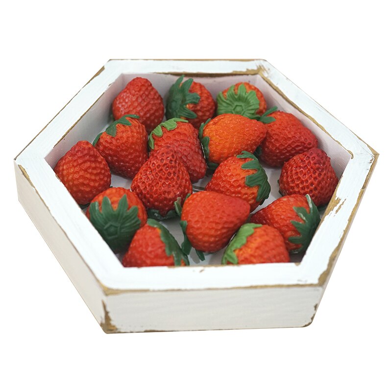 Resin Strawberry Simulation Strawberry Props Early... – Grandado