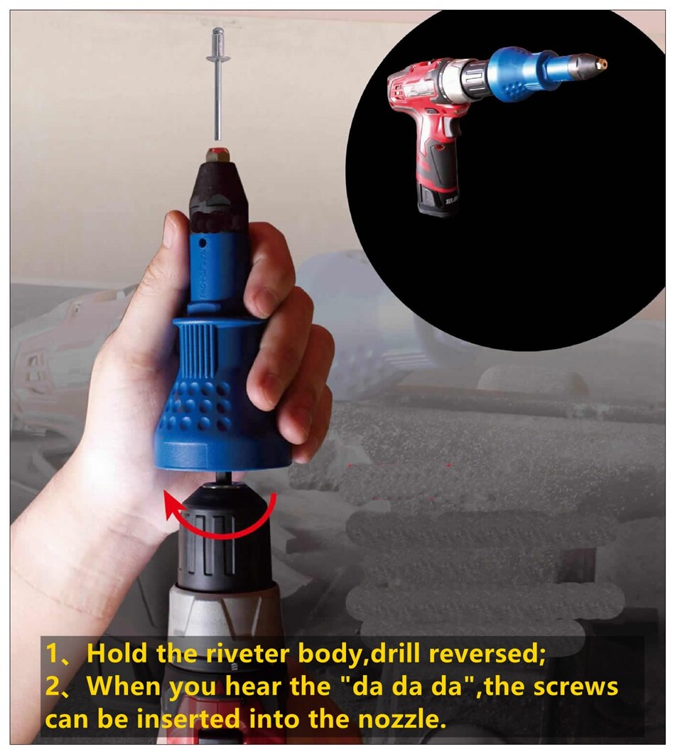 MXITA Elektrische Klinknagel Moer Gun klinken tool... – Grandado