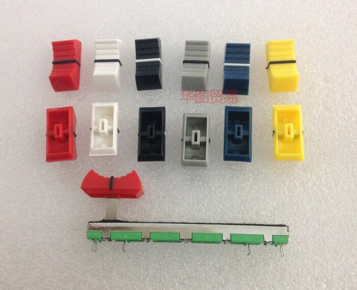 12 stks 6-kleur fader cap Mixer knop/slide potenti... – Grandado