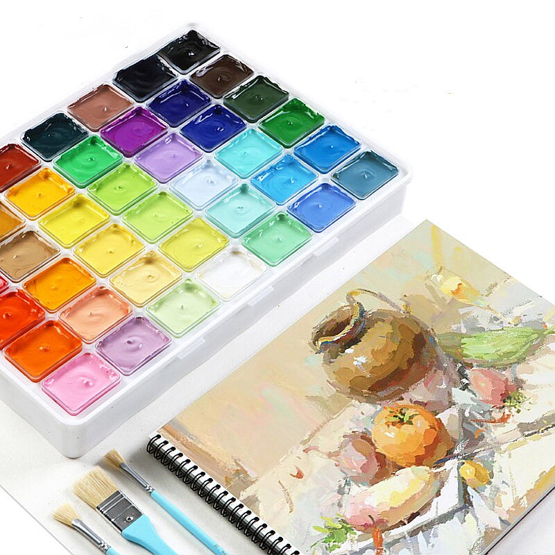 30ml*40 colors Gouache Watercolor Paints With tool... – Vicedeal
