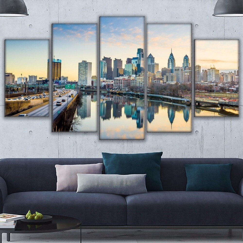 Modulare Bilder Hause Wand Kunst Rahmen HD Drucke ... – Vicedeal