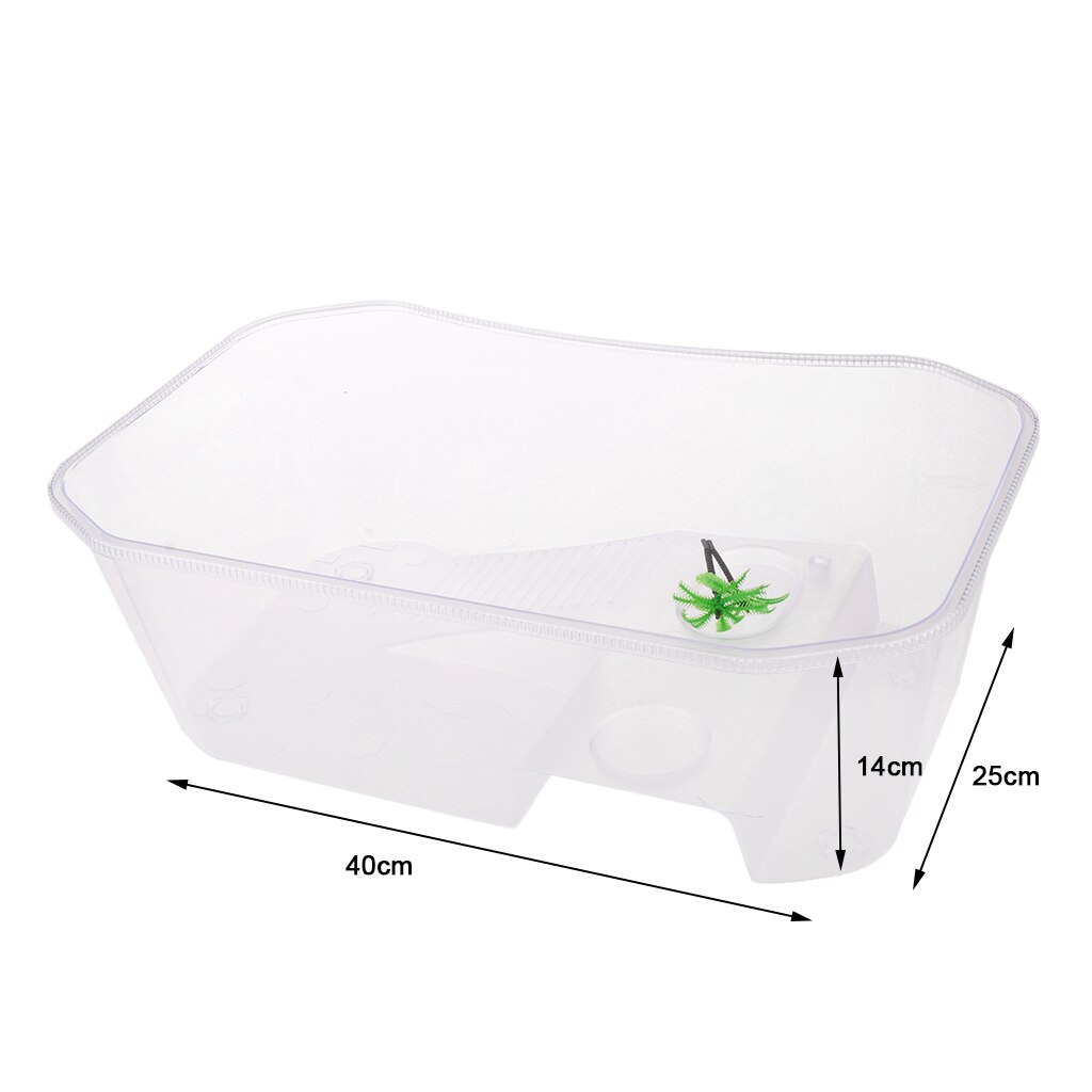 Plastic Reptile Turtle Habitat Terrarium Tank Bree... – Vicedeal