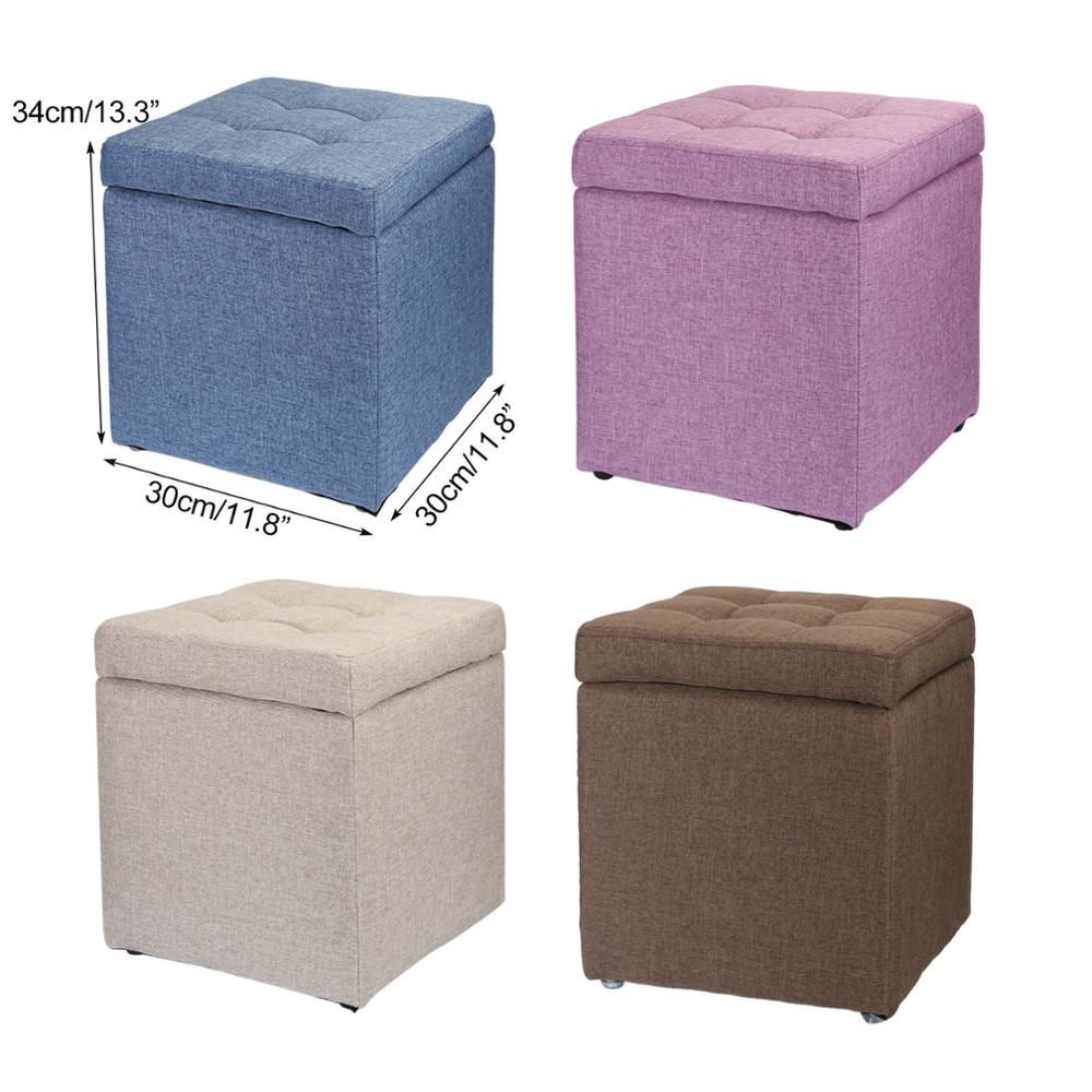 Large Storage Dressing Makeup Footstool Pouffe Foo... – Vicedeal