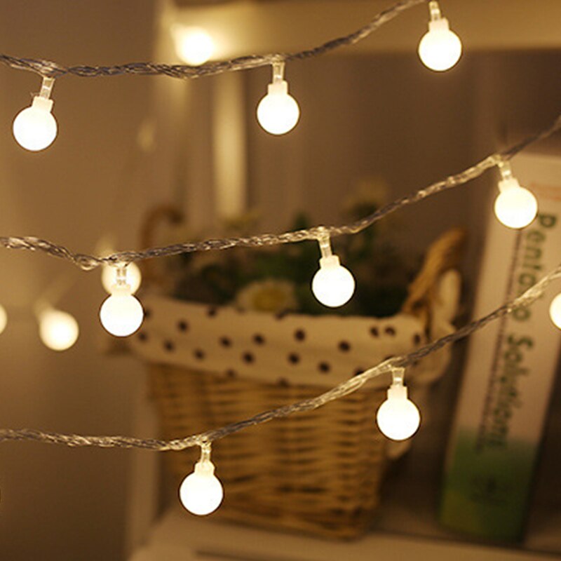 2m 3m 6m led kuglesnor fe guirlande lys til juletr... – Vicedeal