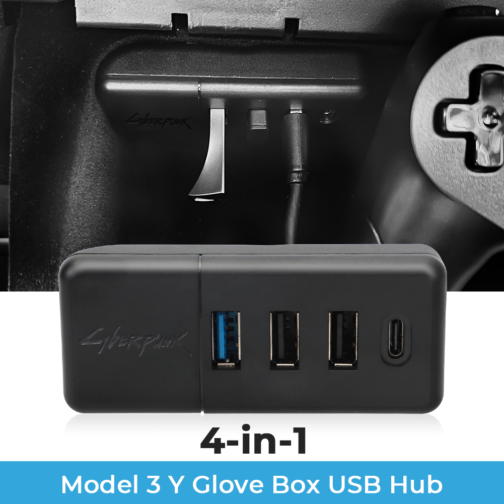 Glovebox USB Hub Ports For Tesla Model 3 Model Y 2... – Grandado