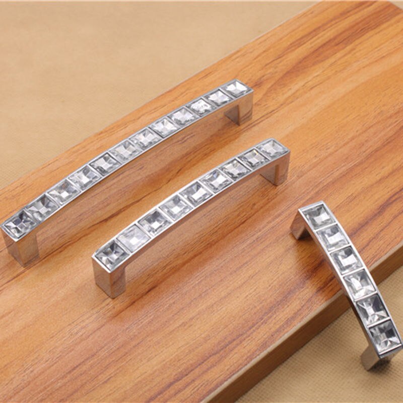 Crystal Modern Drawer Handle U-Shaped Diamond Shoe... – Grandado