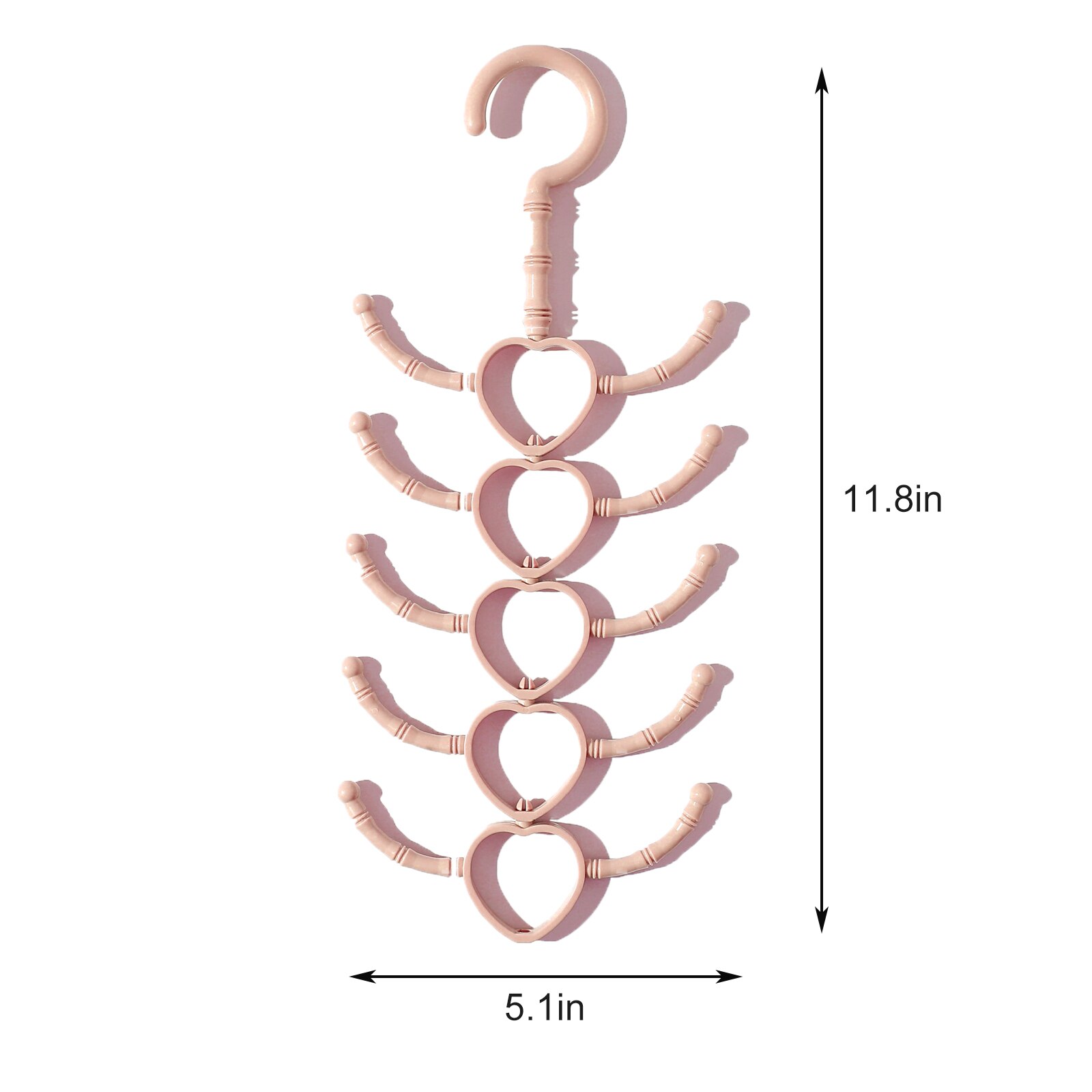 10 Prong Swivel Haak Hanger, Haak Hanger, Sjaal, J... – Vicedeal