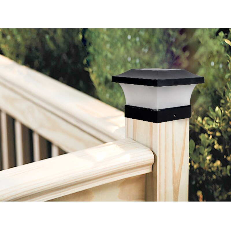 Solar Fence Lamp Landschap Licht Tuin Post Cap Lam... – Vicedeal