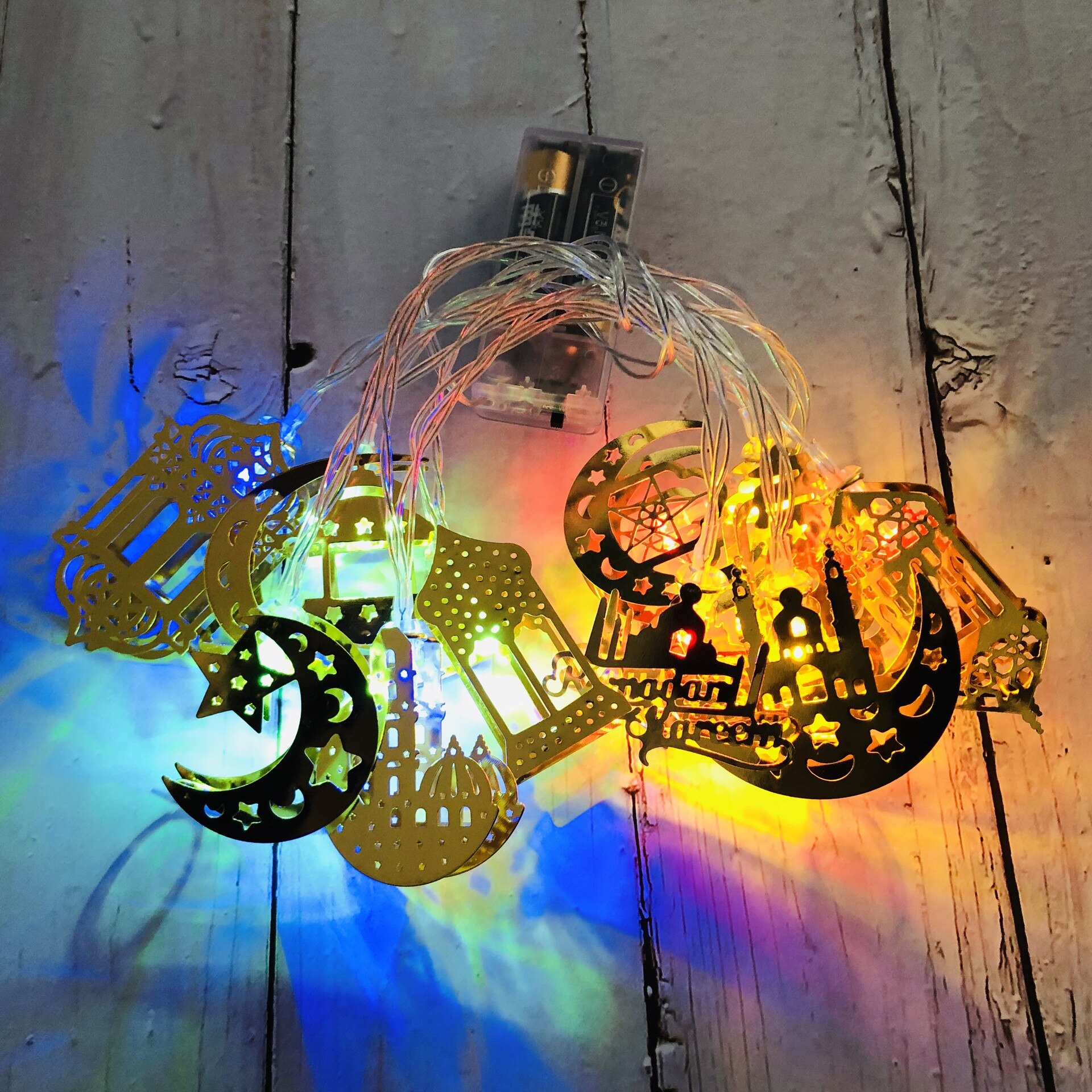 Eid Mubarak Decor Ramadan Decoraties Moon Star Led... – Grandado