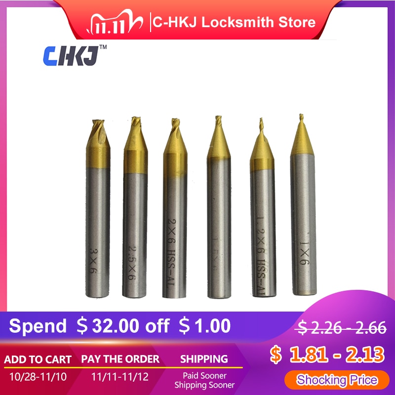 CHKJ 1.0mm-3.0mm Titanium Coated HSS Frees Gravere... – Vicedeal