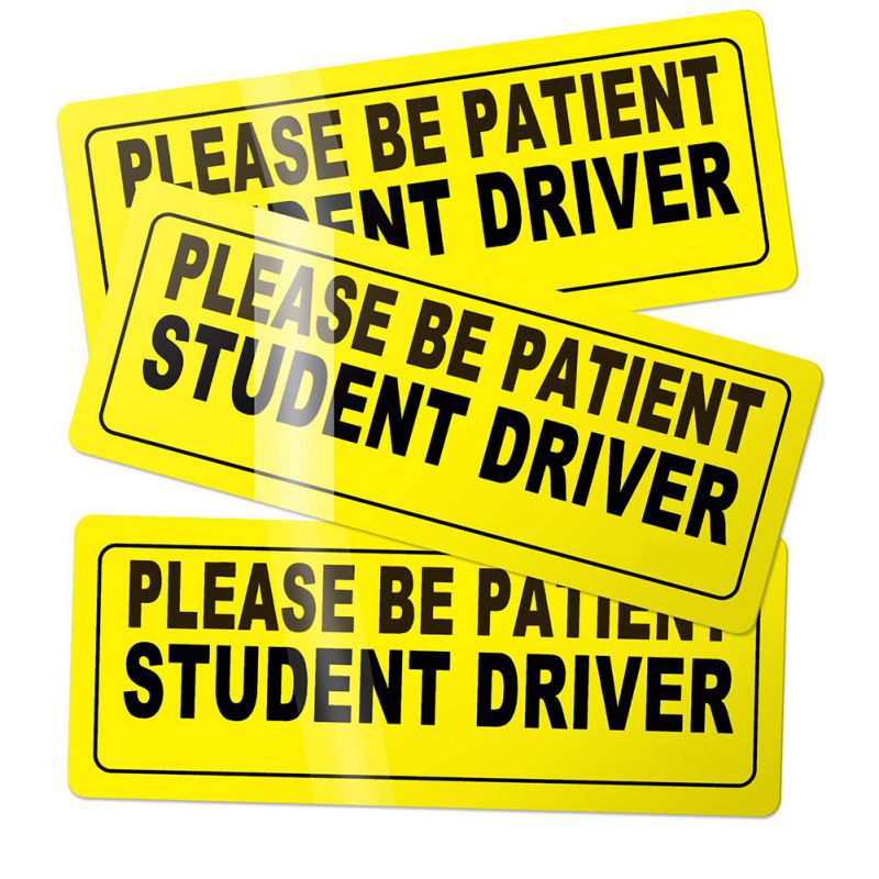 Student Driver Magnet Safety Sign Vehicle Bumper M... – Grandado