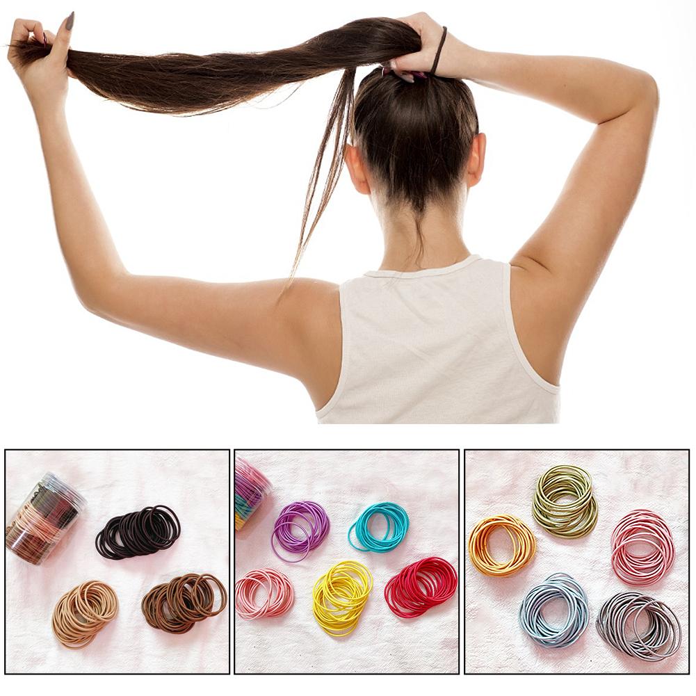 100PCS Vrouwen Rubber Band Haar Touw Elastische Br... – Grandado