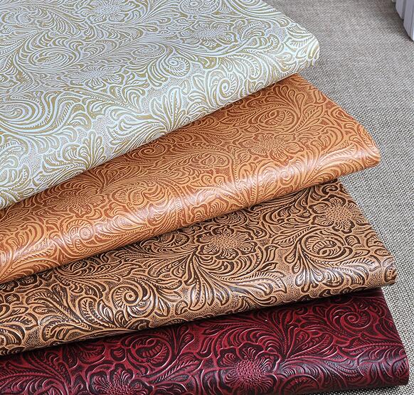 Gagqeuywe Pteris retro pattern bag leather fabric ... – Grandado