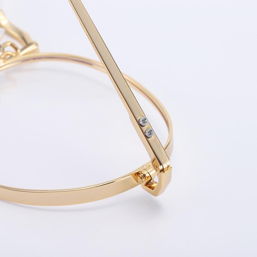 IP Titanium round eyeglasses frame men Thick edge ... – Vicedeal