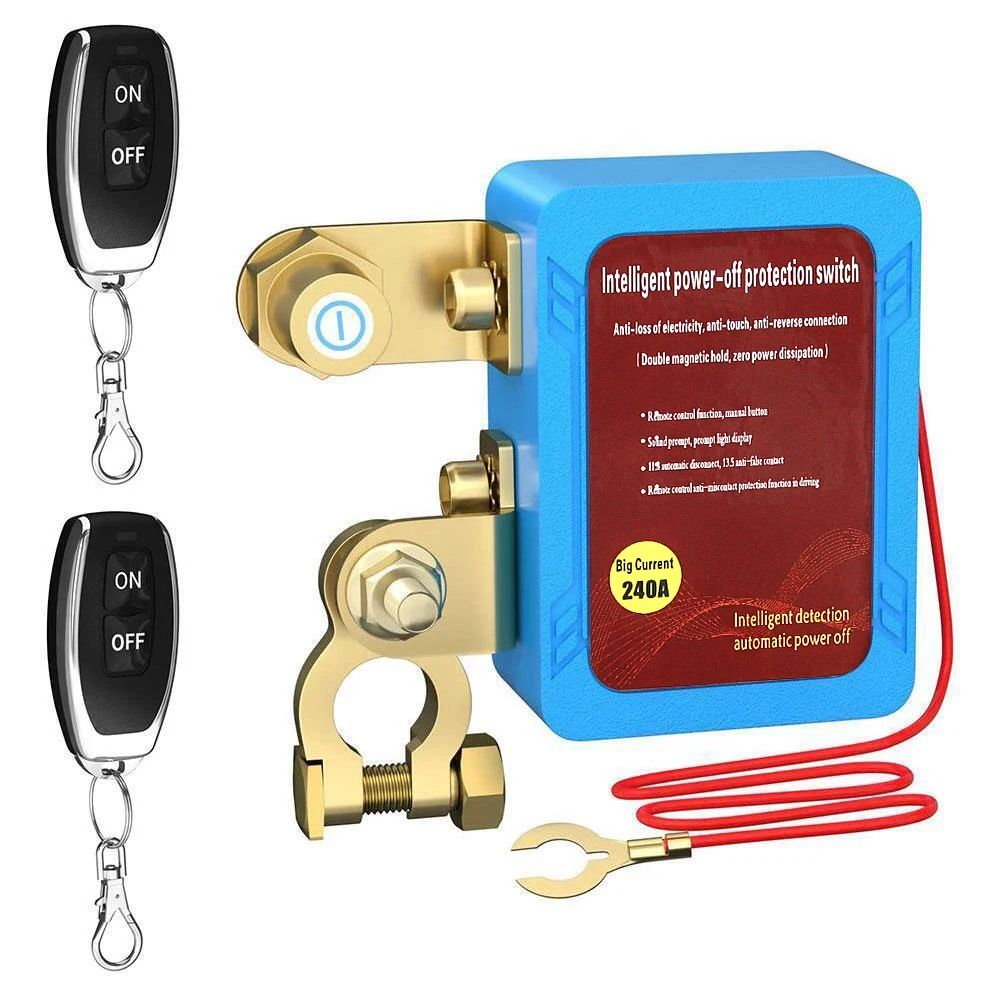 Remote Battery Disconnect Switch 12V 240A Automati... – Grandado