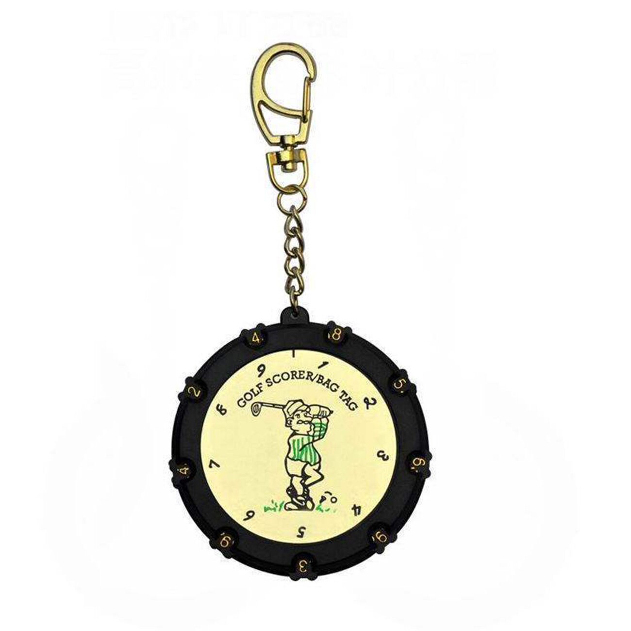 Golf Score Stroke Counter 9 Shots 18 Gaten Met Cli... – Grandado