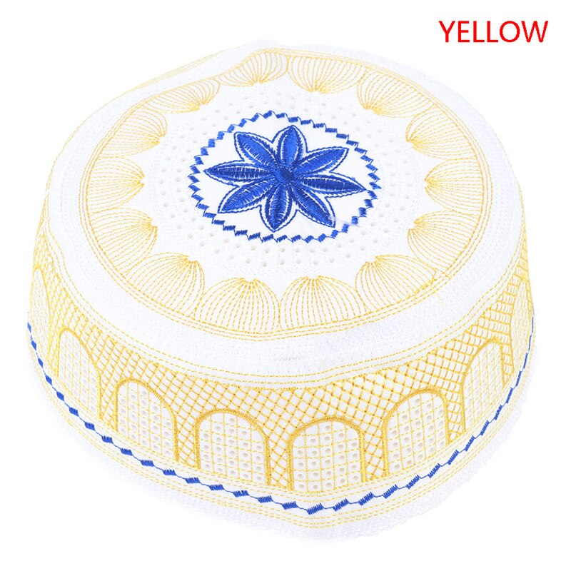 1PC Muslim Hats Cotton Embroidery Arab Men Prayer ... – Grandado 1PC Muslim Hats Cotton Embroidery Arab Men Prayer ... – Grandado