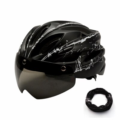 Cool Fietshelm Zwart Bril Ultralight Patroon Fiets... – Grandado