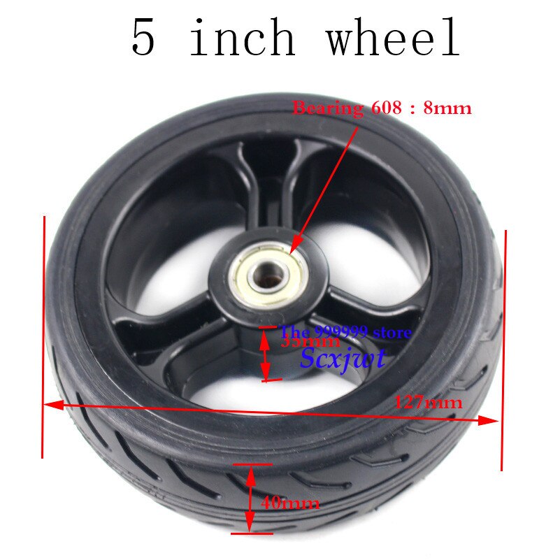 5 zoll solide reifen räder und legierung felge für... – Grandado