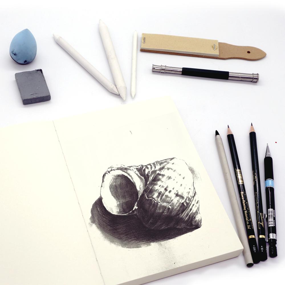 7Pcs Schets Potlood Art Schilderen Schuurpapier Bl... – Vicedeal