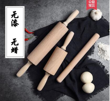 Rolling Staff Solid Wood Dumplings Household Artif... – Grandado