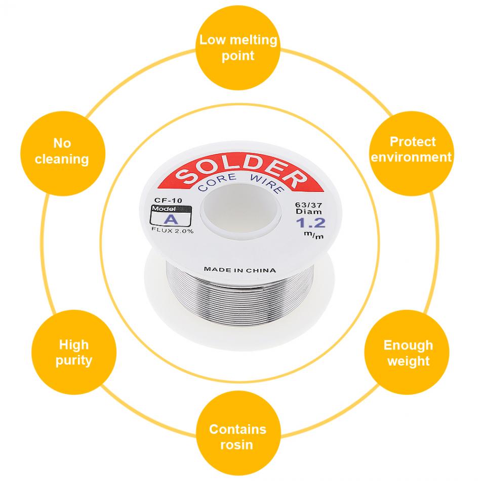 Solder Wire 0.8/1.0/1.2mm 100g/roll Welding Wire 6... – Grandado