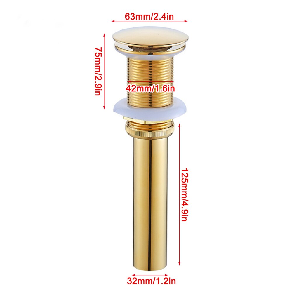 Metalen Afvoer Badkamer Wastafel Zeef Afval Plug G... – Grandado