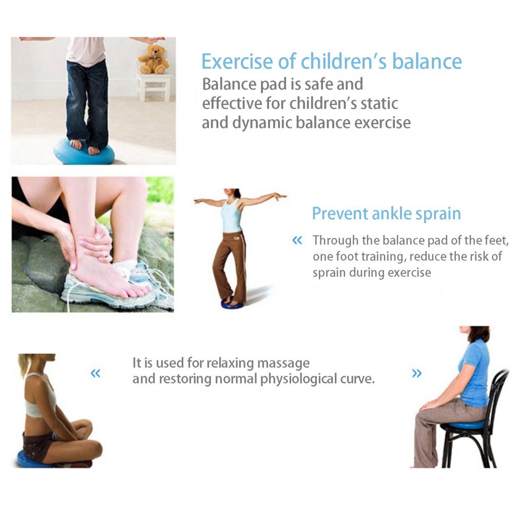 ! Inflated Stability Yoga Wobble Cushion Exercise ... – Grandado